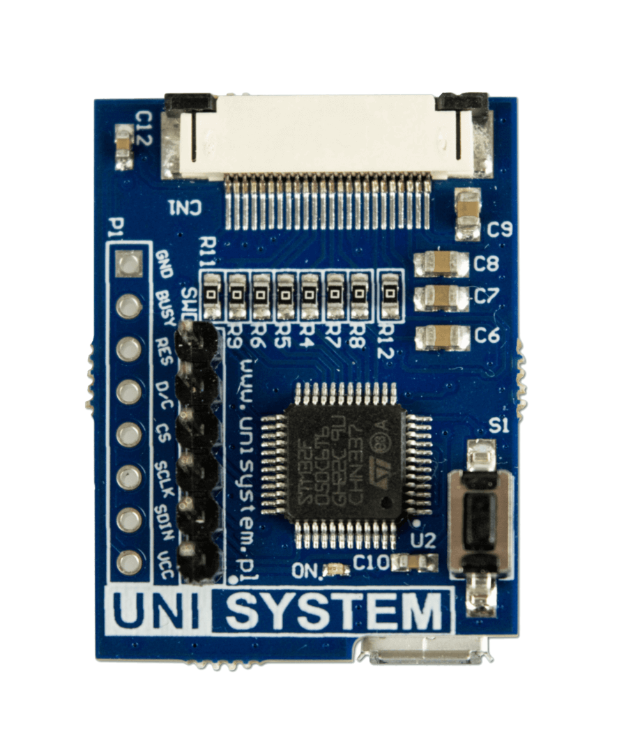 EPD-COMPACT-DEMO-UH - compact board for E-paper displays | Unisystem ...